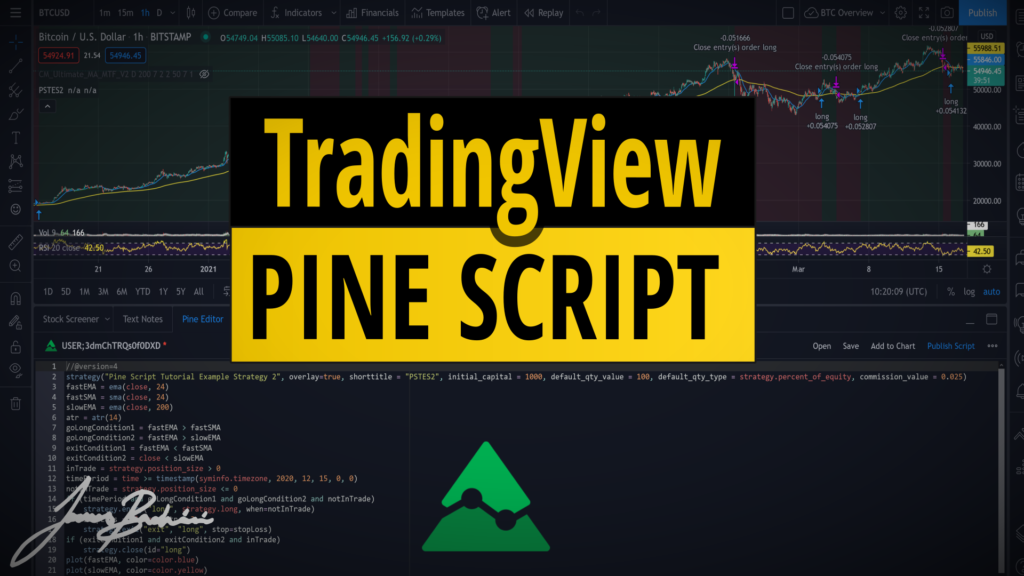 Pine Script Tutorial | How To Develop Real Trading Strategies On TradingView – JamesBachini.com