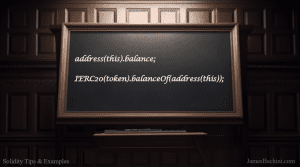 Get Contract Balance | Solidity Tips & Examples – JamesBachini.com