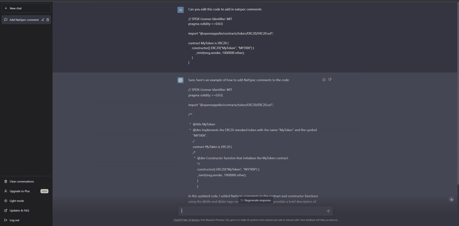 Natspec in Solidity | Solidity Tips & Examples – JamesBachini.com