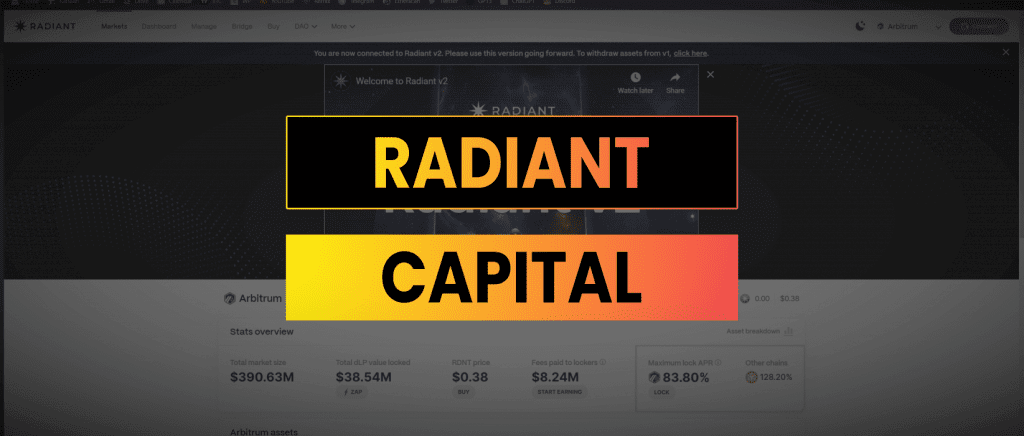 RDNT v2 Radiant Capital | DeFi Analysis Report – JamesBachini.com
