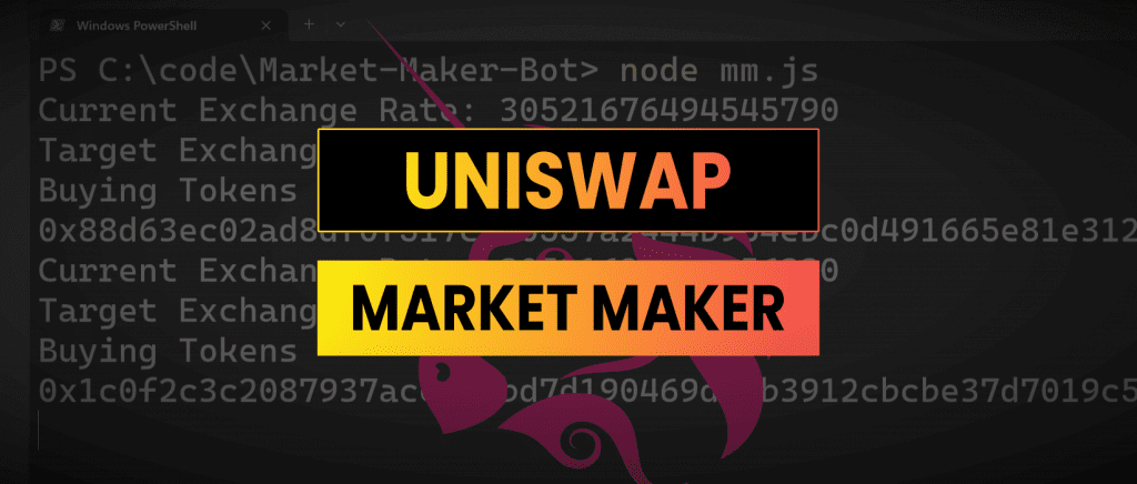 Uniswap Market Maker Bot Managing Token Liquidity On Uniswap