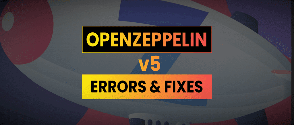 Openzeppelin 5 Solidity Common Errors