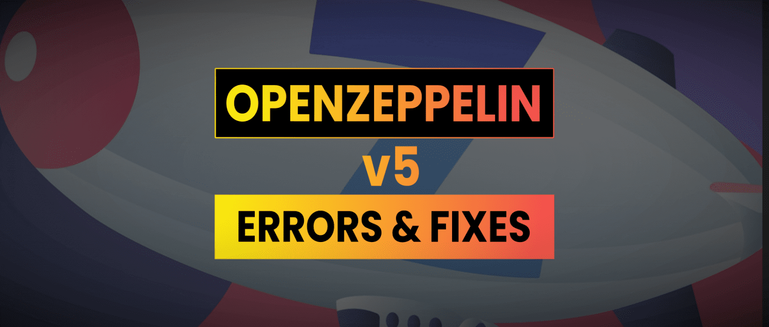 OpenZeppelin 5 Solidity Common Errors – JamesBachini.com