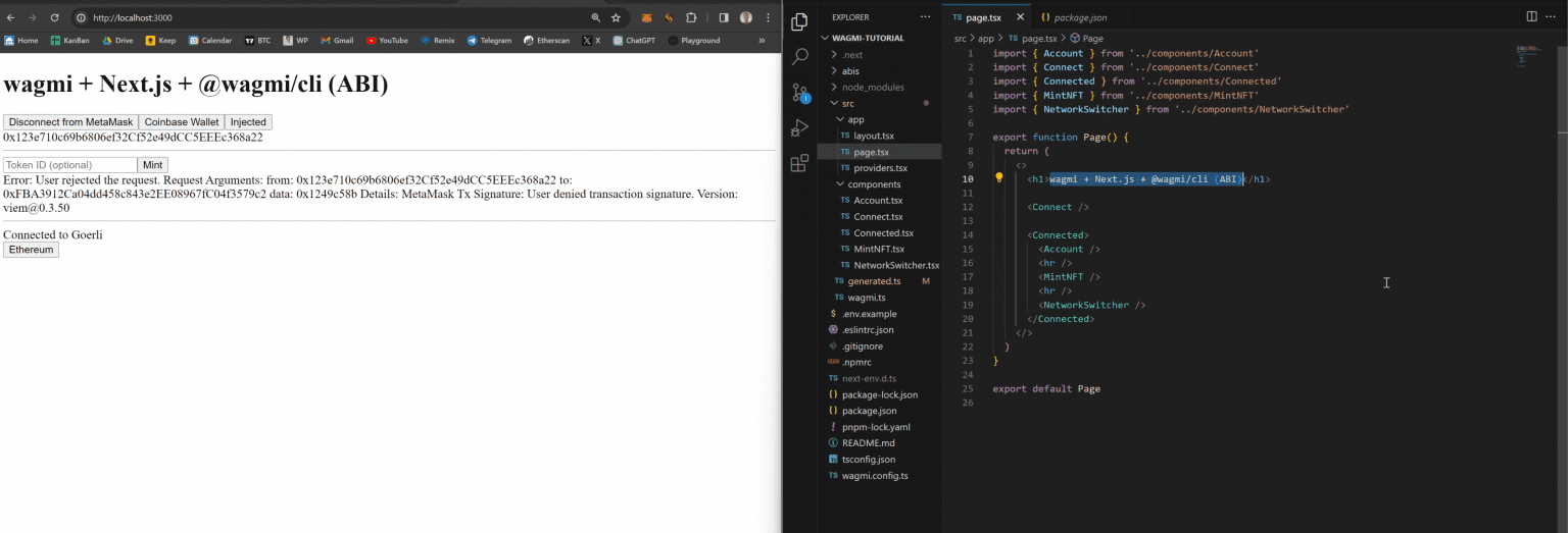 WAGMI Tutorial | The Web3 React Framework – JamesBachini.com