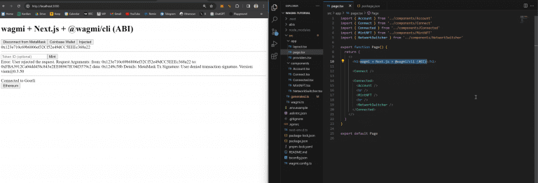 WAGMI Tutorial | The Web3 React Framework – JamesBachini.com